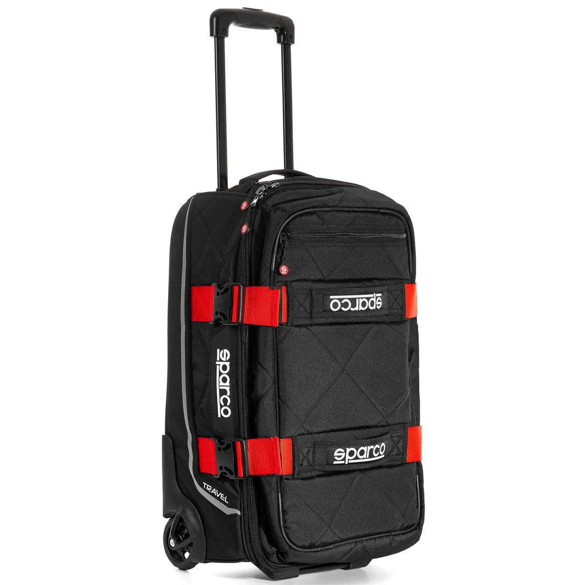 Valise Cabine Sparco Travel Noir/Rouge | Cars and me – Cars and Me